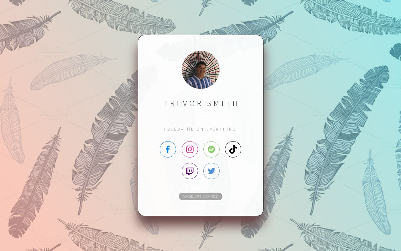 Trevor's Social Medias